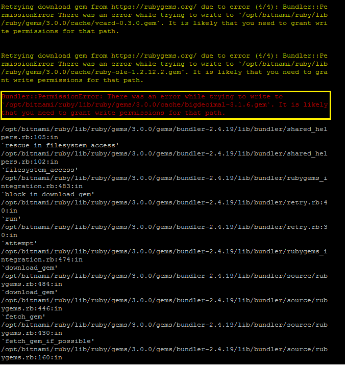 Defect 40279 Redmine Getting Error While Installing Plugins Redmine